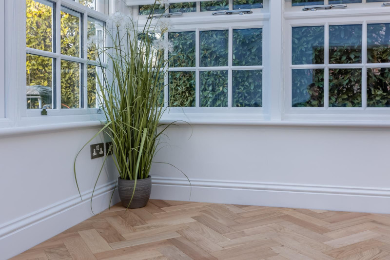 Pure Step Ivory Herringbone